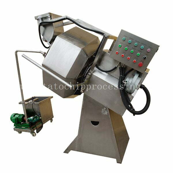 Octagonal Seasoning Machine - Potato chip processing line